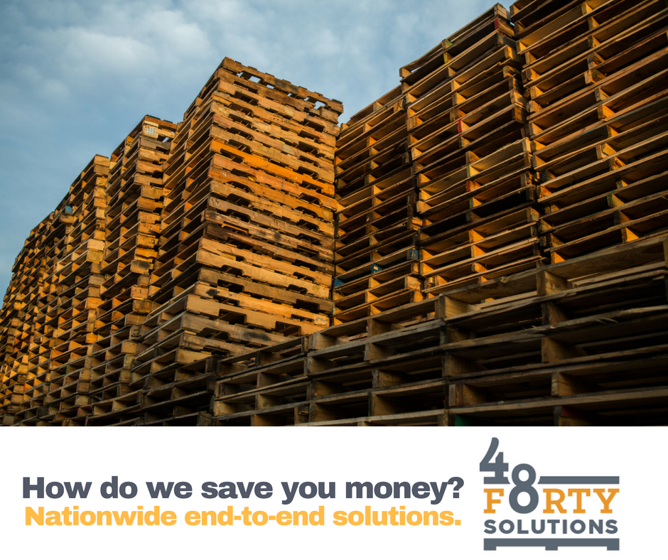 Wood Pallets Near Me Westborough MA | New & Recycled | 48forty