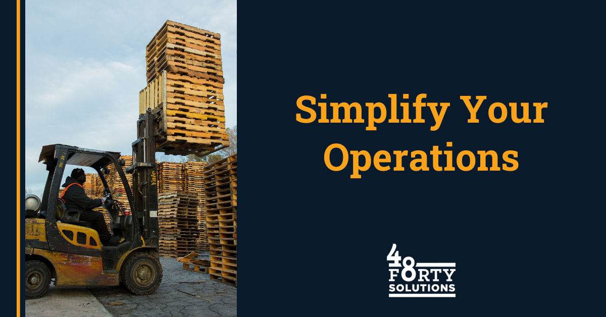 Get A Quote For New or Recycled Pallets | 48forty Solutions