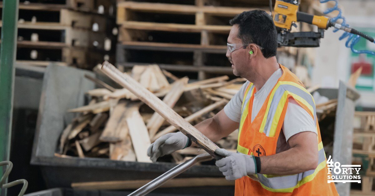 Pallet Recycling in Jacksonville, FL | 48forty Eco-Friendly Solutions